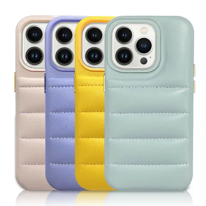 soft leather phone case for iphone15 PONKWAY